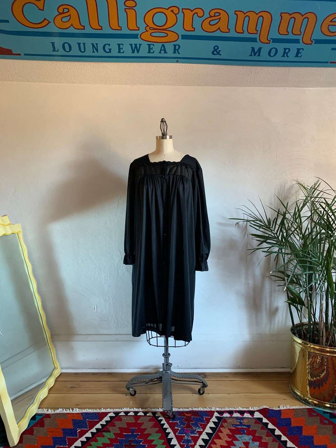 1980s Lightweight Housecoat . Vanity Fair . Volup / XXL - Etsy