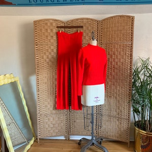 1960’s Fiery Bombshell Knit Set . Kimlon by RBK. - Large - Etsy