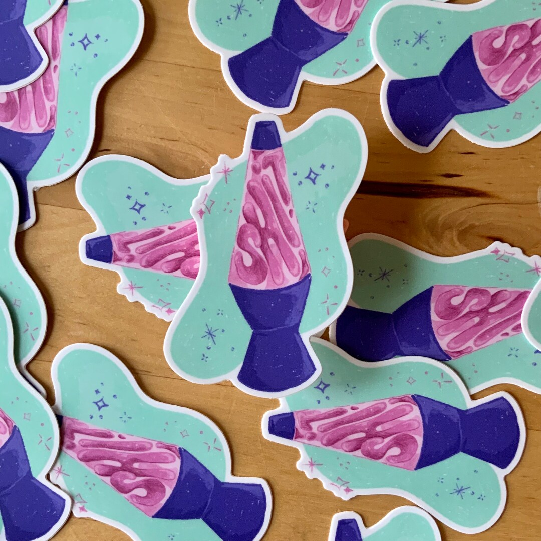 Lava Lamp Sticker. Curse Word Vinyl. Weatherproof Matte Decal. - Etsy