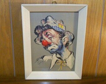 Clown print | Etsy