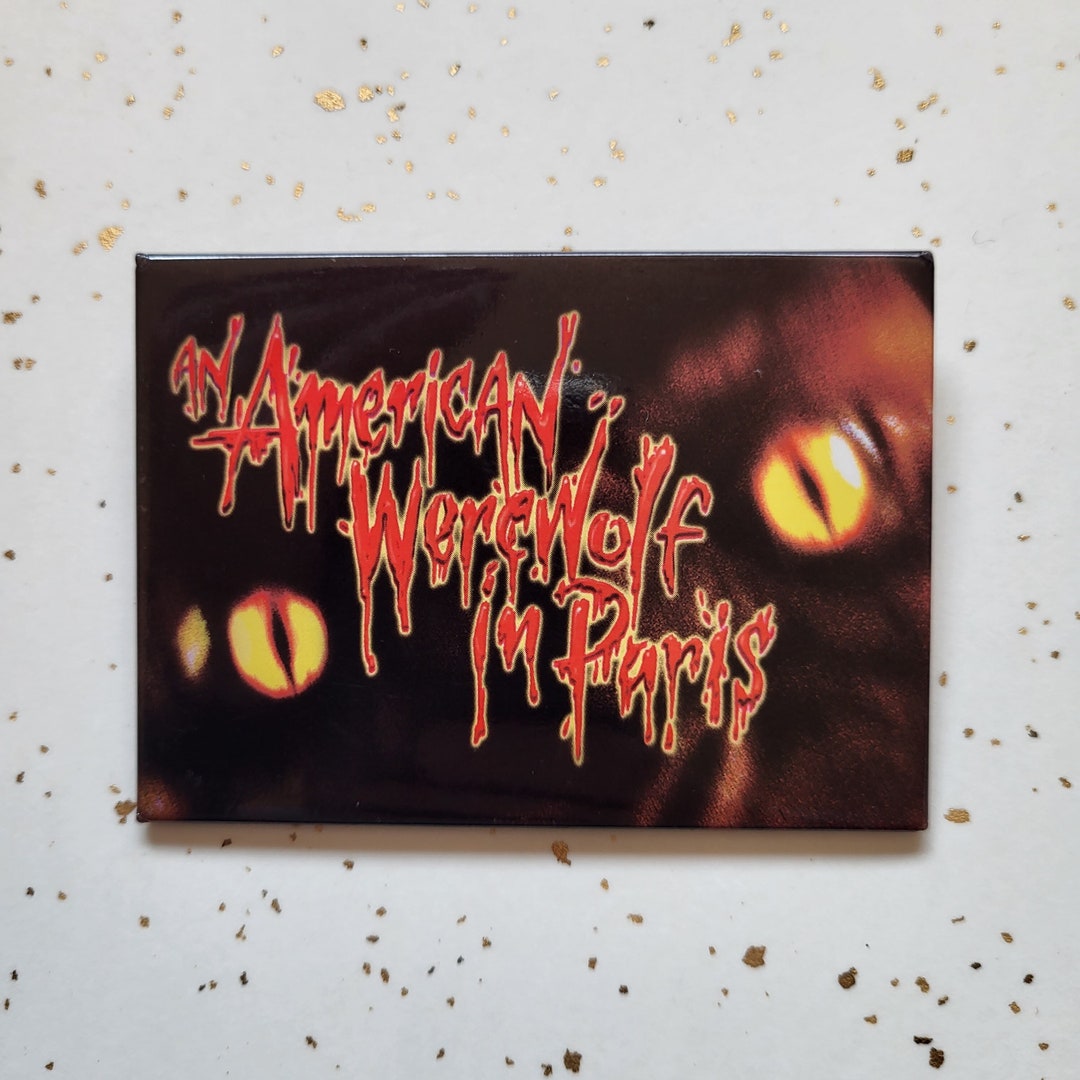 Vintage 90s an American Werewolf in Paris Horror Movie Promo Pinback ...