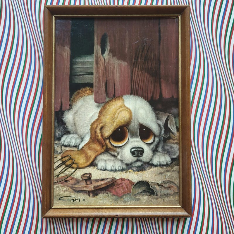 Sad Puppy With Big Eyes - Etsy