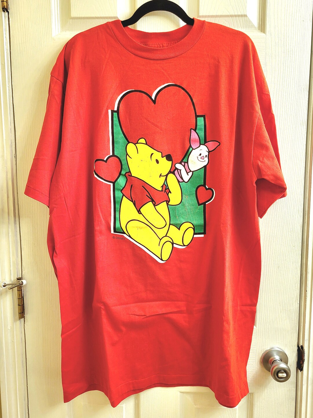 Vintage 90s Winnie the Pooh and Piglet Night Shirt Lounge Wear Disney ...