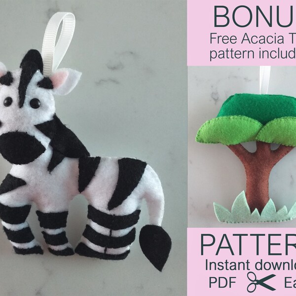 Felt Zebra Pattern - Etsy