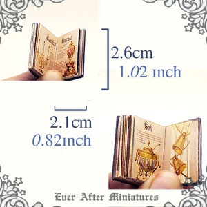 Ritual Magic Dollhouse Miniature Book – 12th Scale OPENABLE Miniature ...