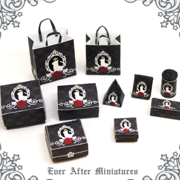 Miniature Bakery Boxes Printable - Etsy