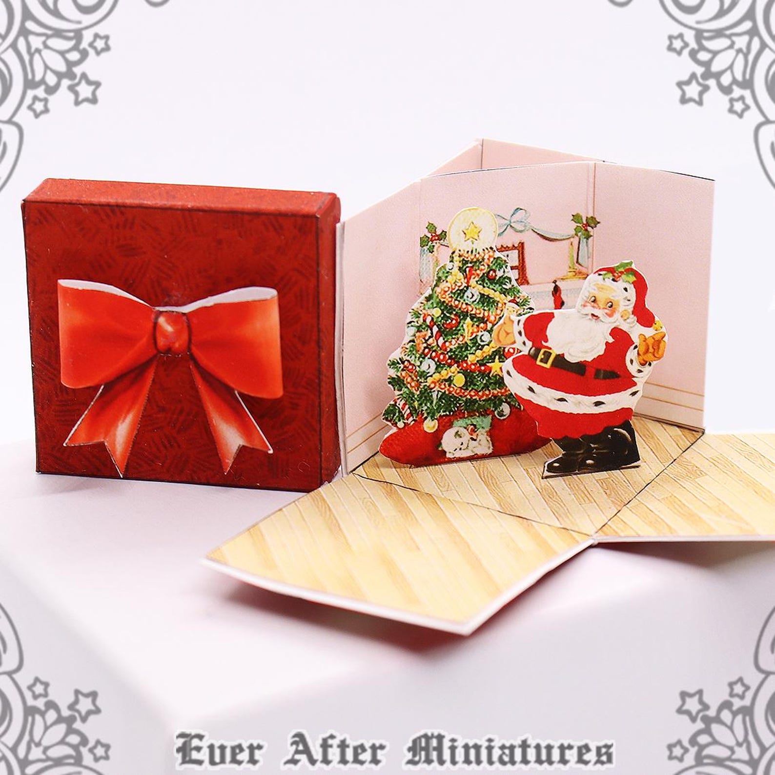 12th Scale Christmas Eve Box Dollhouse Miniature DOWNLOAD - Santa’s ...