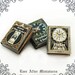 POCKET WATCH Dollhouse Miniature Book – 1:12 Readable Antique Pocket ...