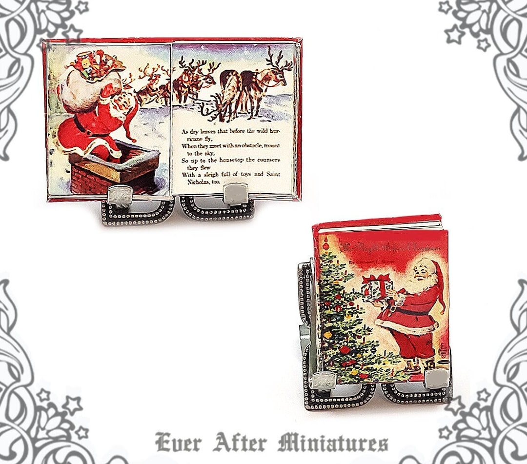 12th Scale Night Before Christmas Book for Doll House V2 – 1:12 ...