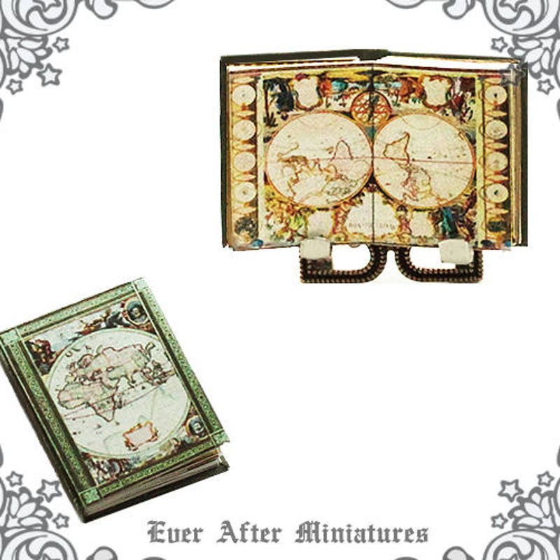 Miniature Map Books - Etsy