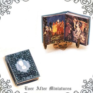 5 FAIRY TALE Dollhouse Miniature Book Set (1:12) – Full Set of 5 Tale ...