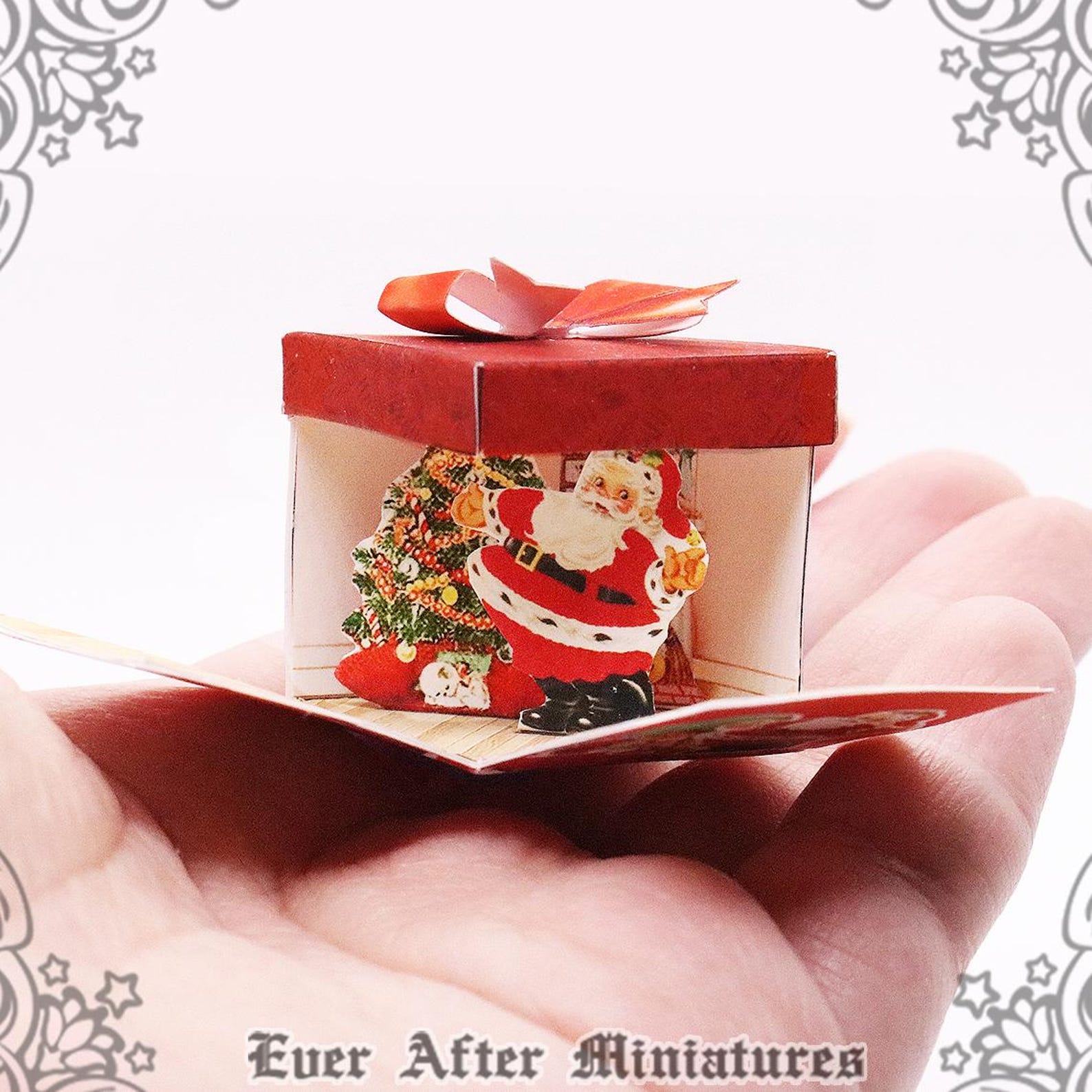 12th Scale Christmas Eve Box Dollhouse Miniature DOWNLOAD - Santa’s ...