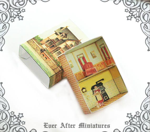 VINTAGE Matchbox Miniature Dollhouse Kit #3 – DIY Miniature Doll House ...