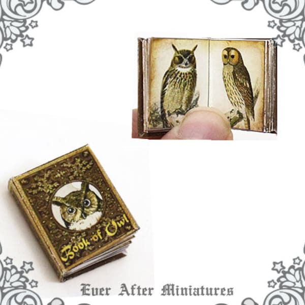 Owl Miniature - Etsy