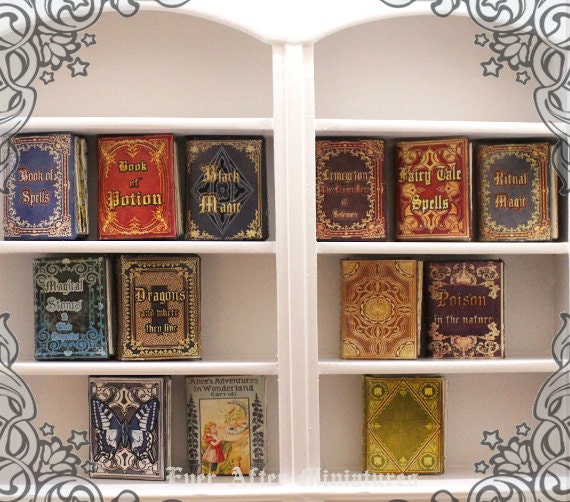 Ritual Magic Dollhouse Miniature Book – 12th Scale OPENABLE Miniature ...
