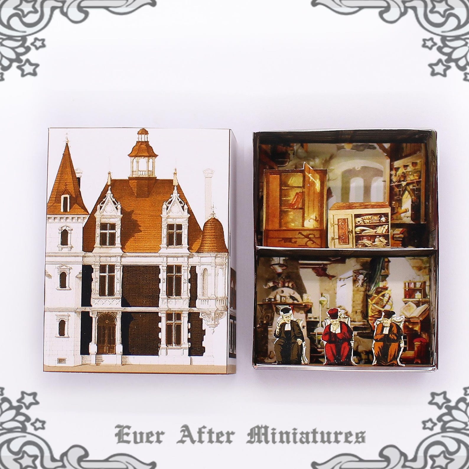 Matchbox Dollhouse Printable Miniature DIY Kit A – ALCHEMY Dollhouse ...