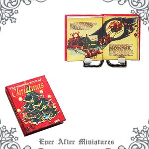 4 CHRISTMAS Dollhouse Miniature Book Set C – 1:12 Full Set of Printable ...