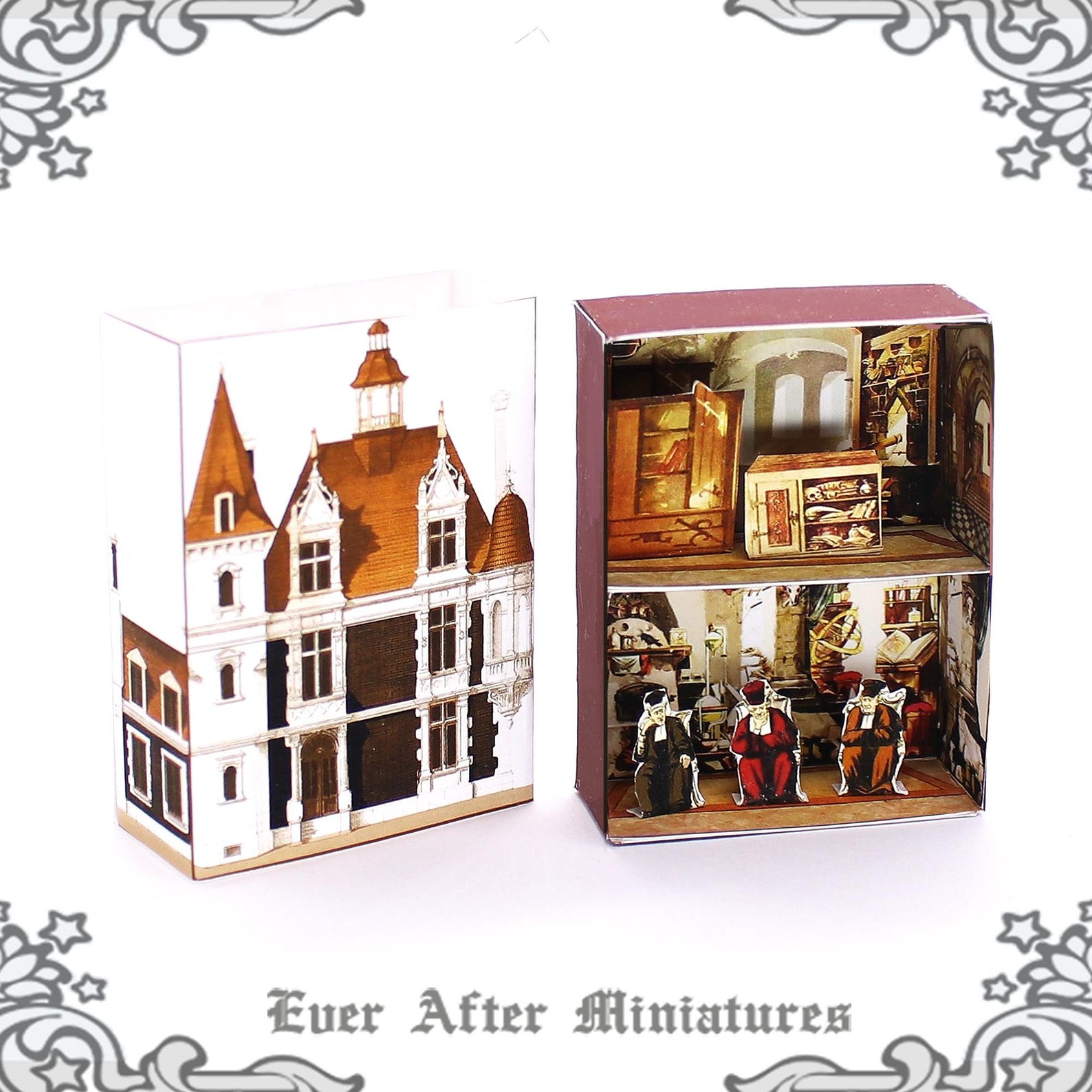 Matchbox Dollhouse Printable Miniature DIY Kit A – ALCHEMY Dollhouse ...