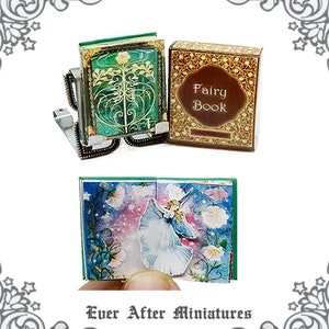 1:12 Fairy POP UP Miniature Book –diy Printable Dollhouse Miniature ...