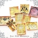 9 WIZARD MAGIC Miniature Scroll Set #3 – 1:12 Diy Dollhouse Miniature ...