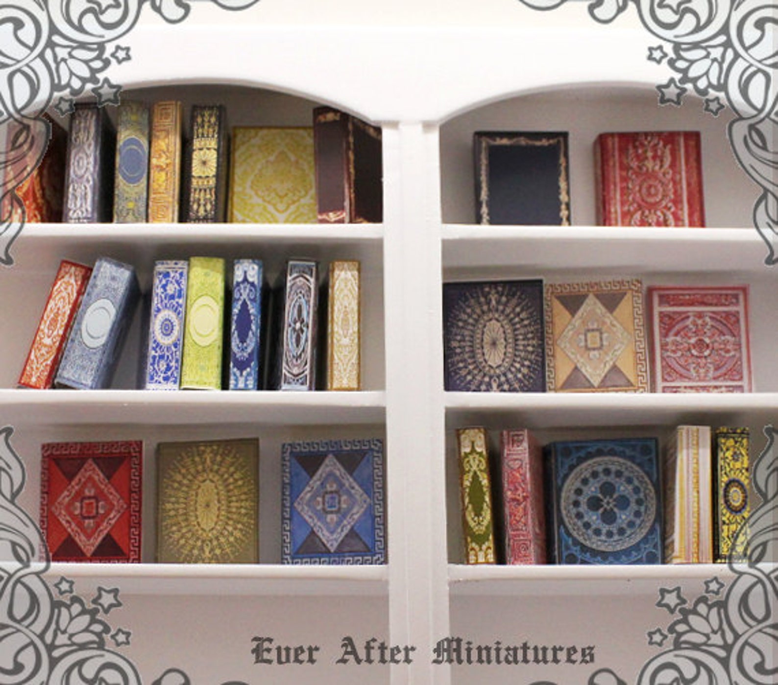 28 Dollhouse Miniature Book Cover Set 3 Collection of 28 | Etsy