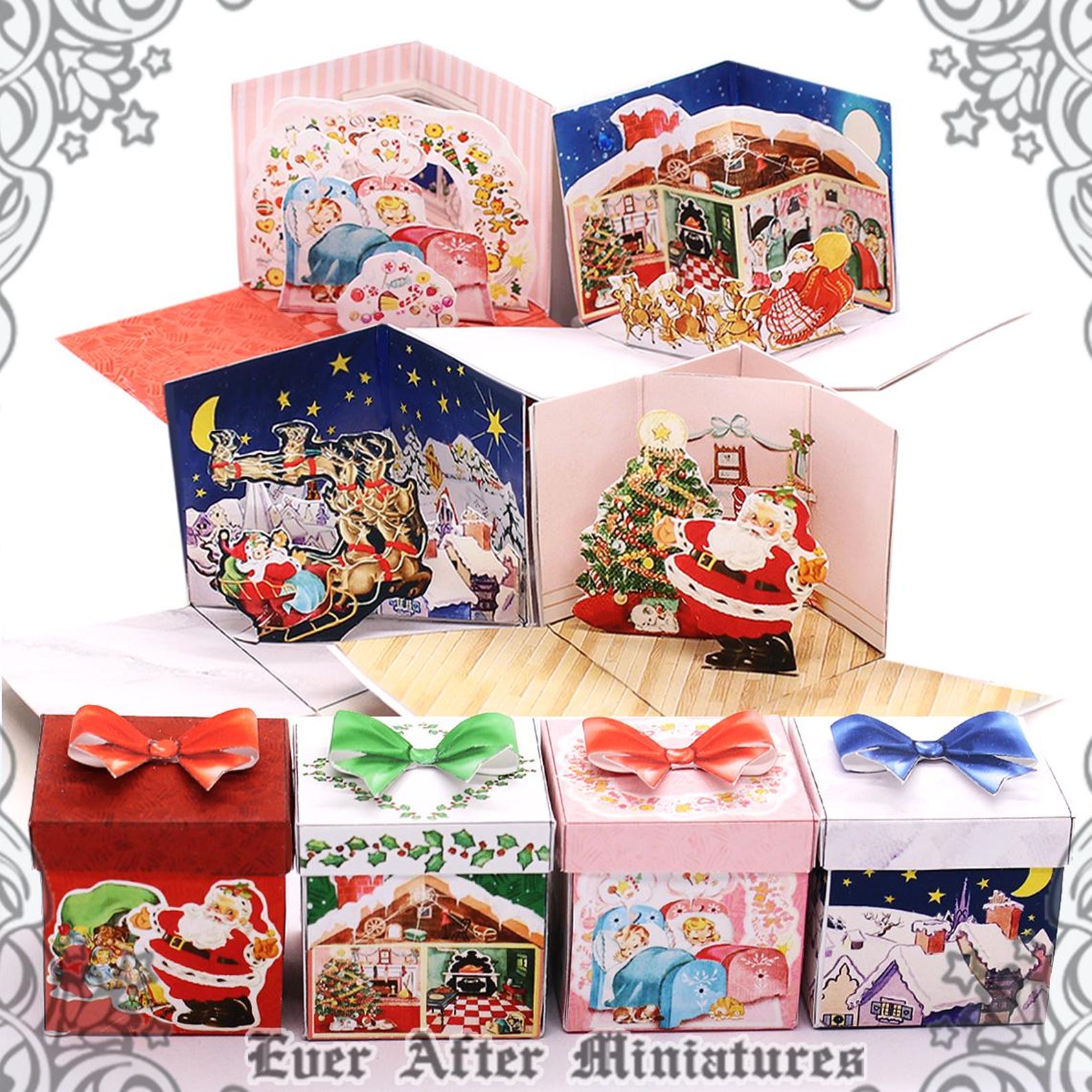 12th Scale Christmas Eve Box Dollhouse Miniature DOWNLOAD - Santa’s ...