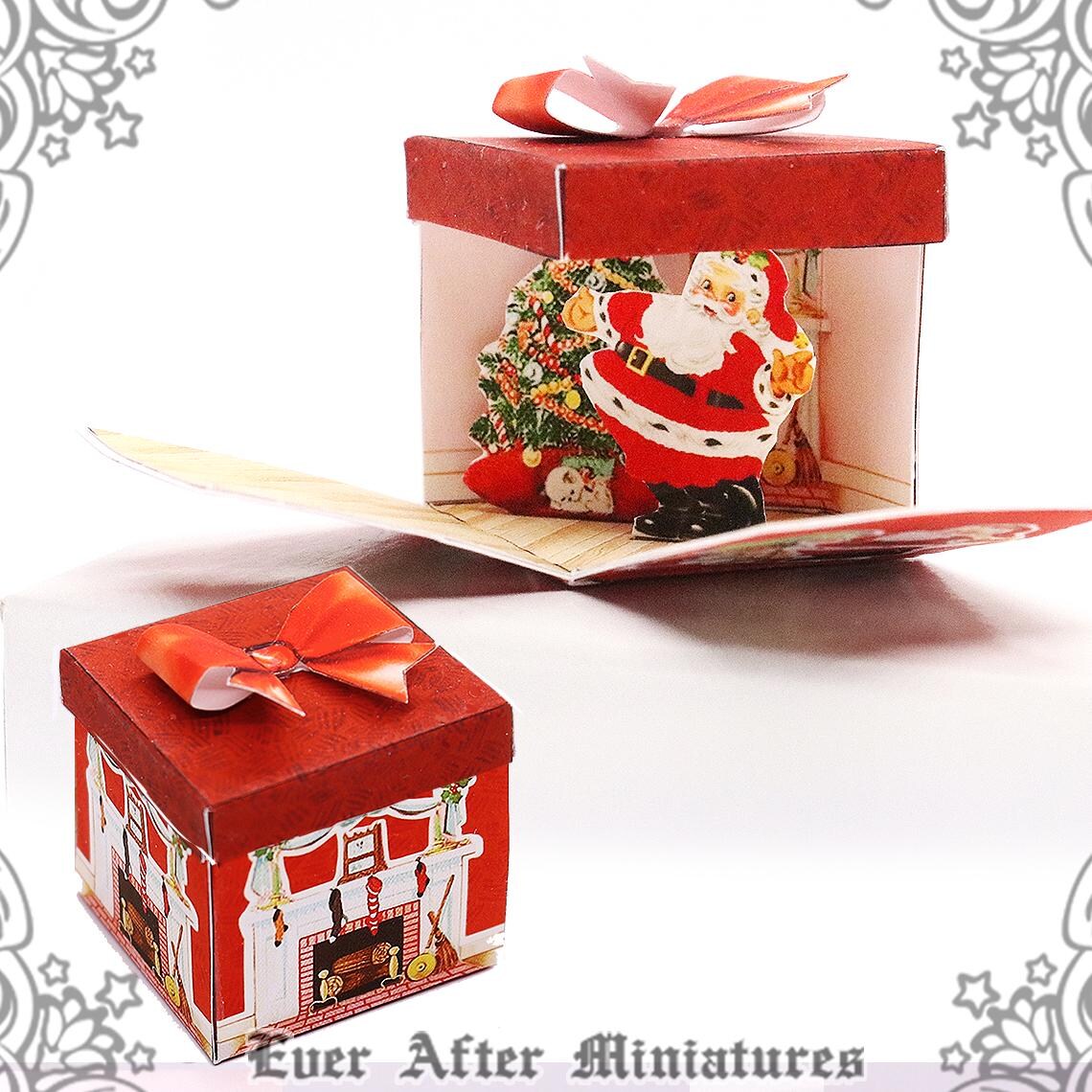 12th Scale Christmas Eve Box Dollhouse Miniature DOWNLOAD - Santa’s ...