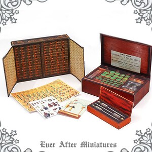 1:12 CHEMISTRY KIT Dollhouse Miniature Kit – Printable Miniature ...