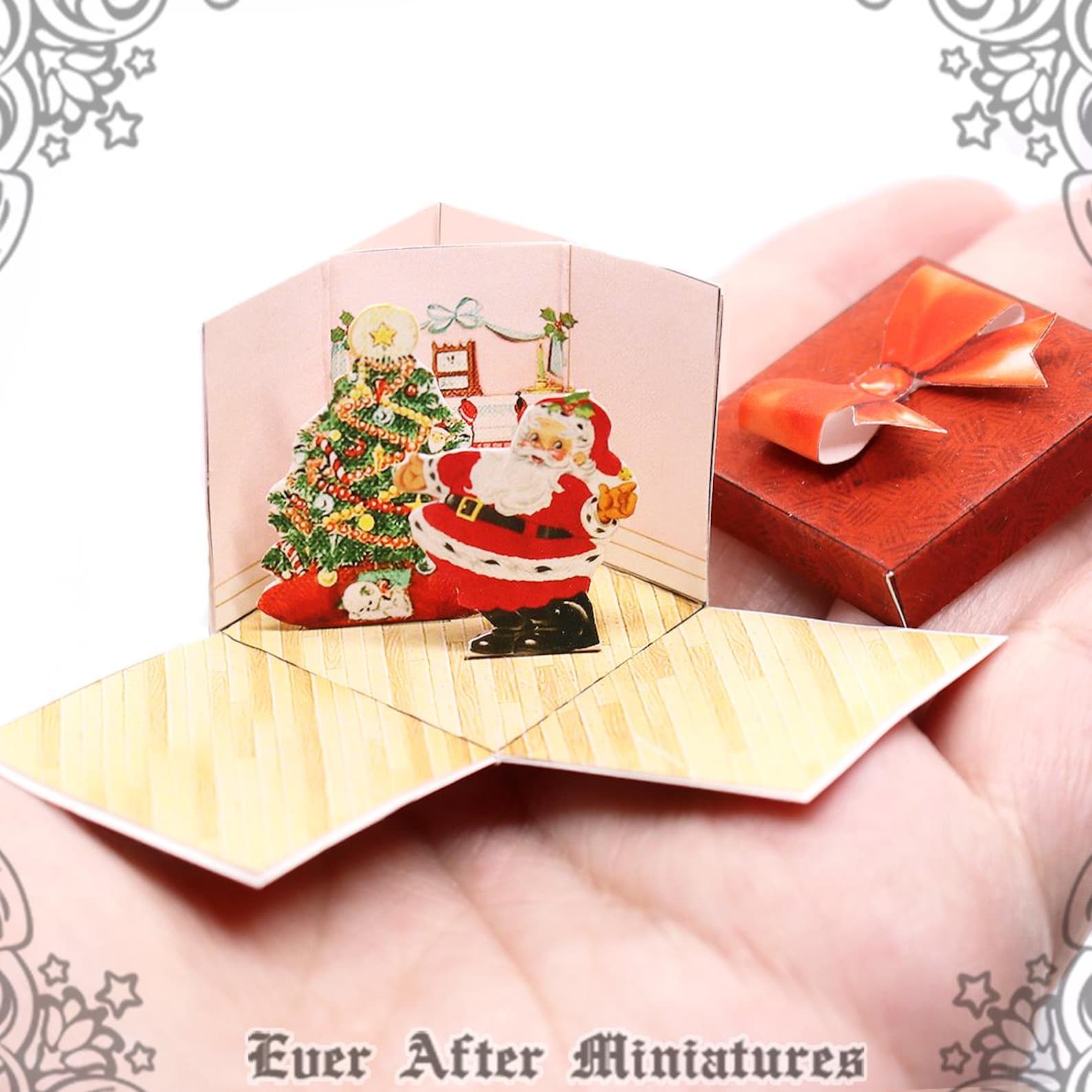 12th Scale Christmas Eve Box Dollhouse Miniature DOWNLOAD - Santa’s ...