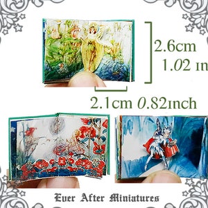 1:12 Fairy POP UP Miniature Book –diy Printable Dollhouse Miniature ...