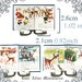 SANTA REINDEER Dollhouse Miniature Book –1:12 Printable Santa Claus ...