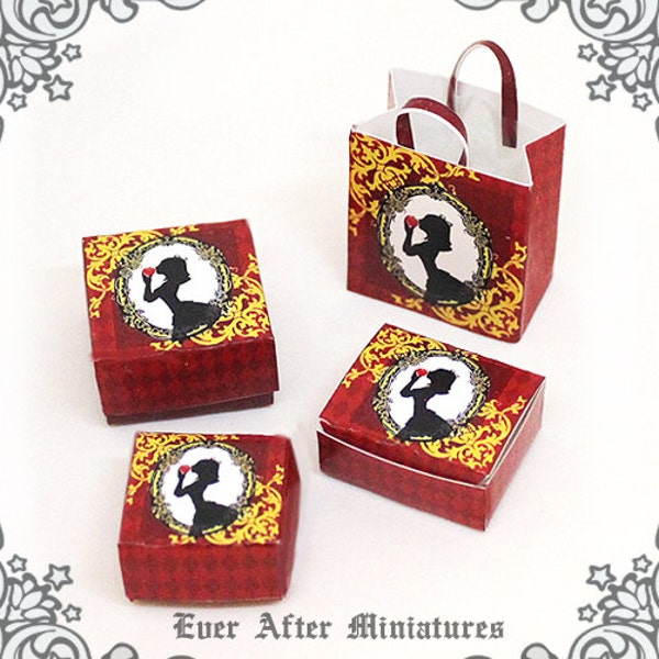 Miniature Bakery Boxes Printable - Etsy