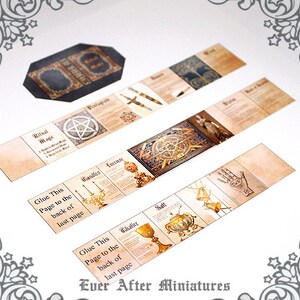 Ritual Magic Dollhouse Miniature Book – 12th Scale OPENABLE Miniature ...