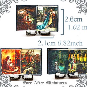 TRISTAN & ISOLDE Dollhouse Miniature Book – 1:12 Printable Medieval ...