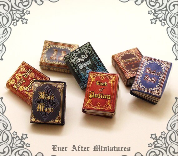 Ritual Magic Dollhouse Miniature Book – 12th Scale OPENABLE Miniature ...