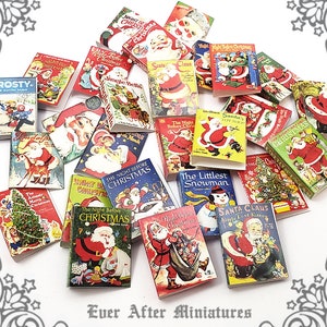 28 Night Before Christmas & Other Christmas Dollhouse Miniature Book ...