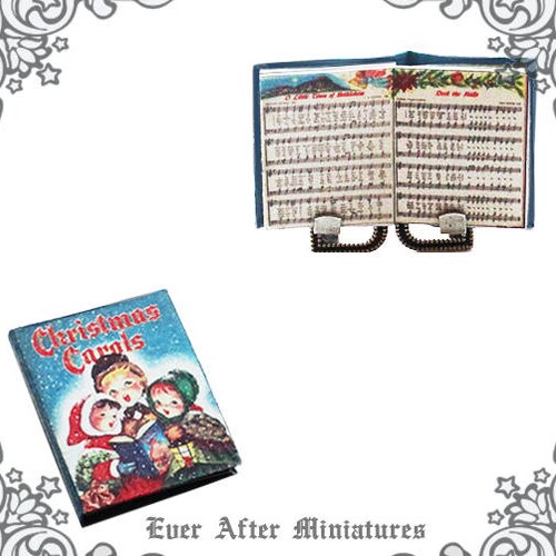 2 CHRISTMAS CAROLS Miniature Book 1:12 Christmas Carols Music - Etsy