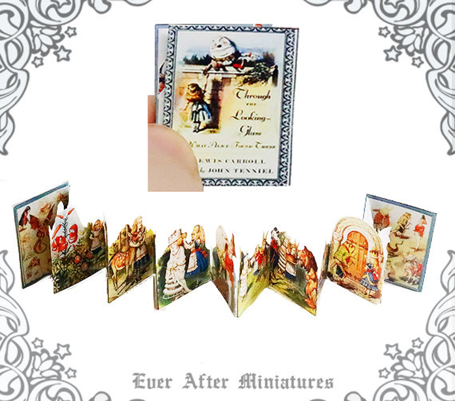 2 ALICE in WONDERLAND Miniature Book: 1/12 Printable Alice in - Etsy UK