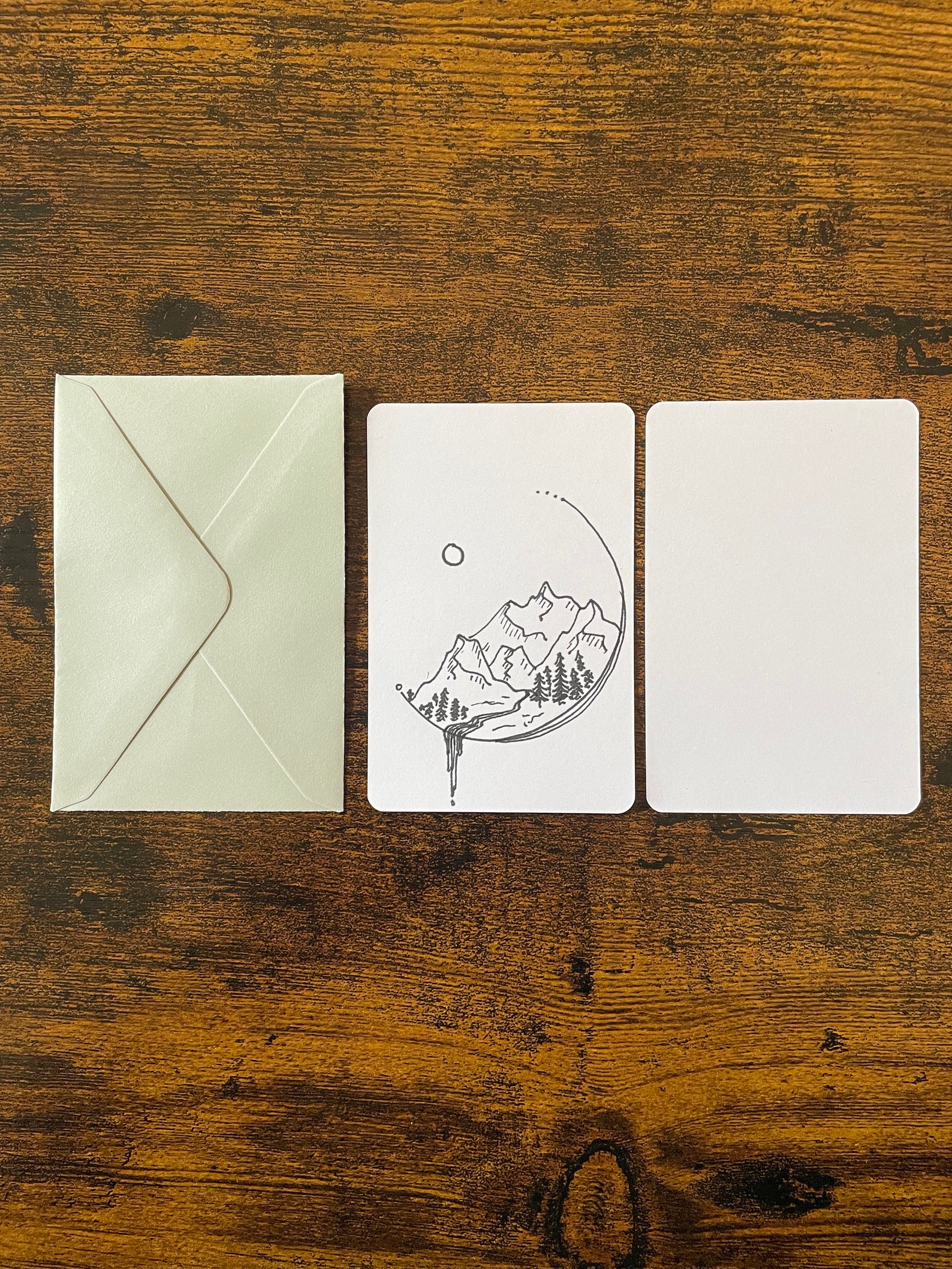 The Mountain Collection: Mini Cards Portraying Mountains and Wilderness ...