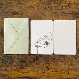 The Mountain Collection: Mini Cards Portraying Mountains and Wilderness ...