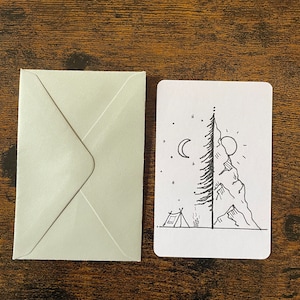 The Mountain Collection: Mini Cards Portraying Mountains and Wilderness ...