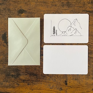 The Mountain Collection: Mini Cards Portraying Mountains and Wilderness ...