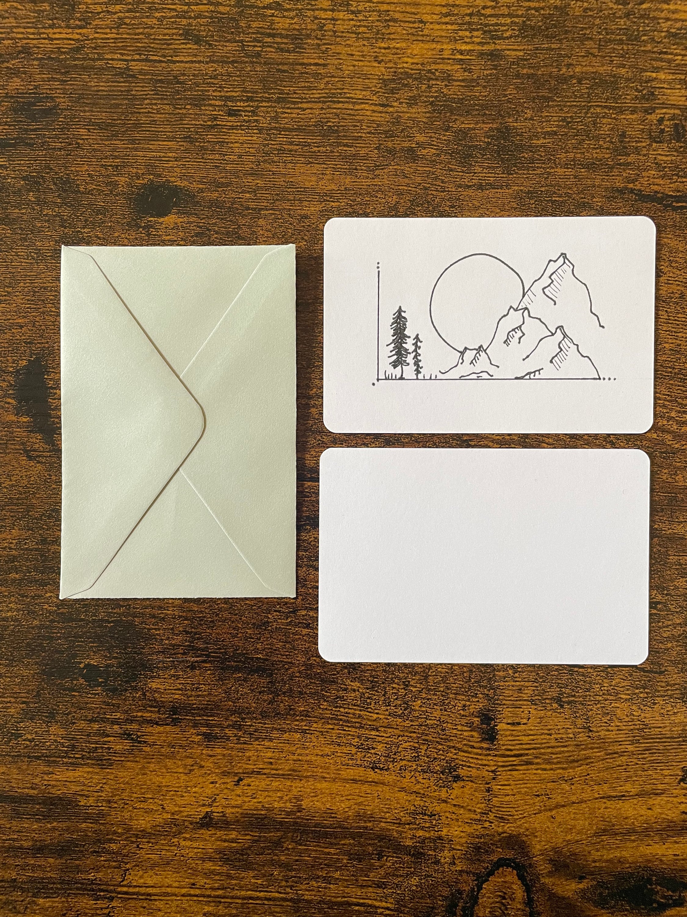The Mountain Collection: Mini Cards Portraying Mountains and Wilderness ...
