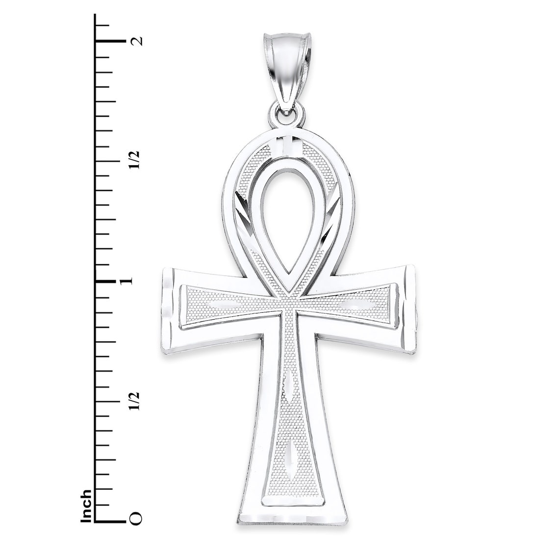 Large 925 Sterling Silver Ankh Pendant Egyptian Pendant - Etsy