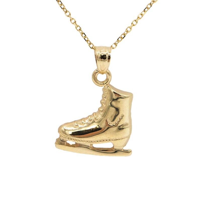 Ice Skating Necklace - Etsy
