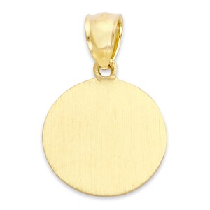 14k Gold Guardian Angel Medal: Solid Gold Protection Pendant - Etsy