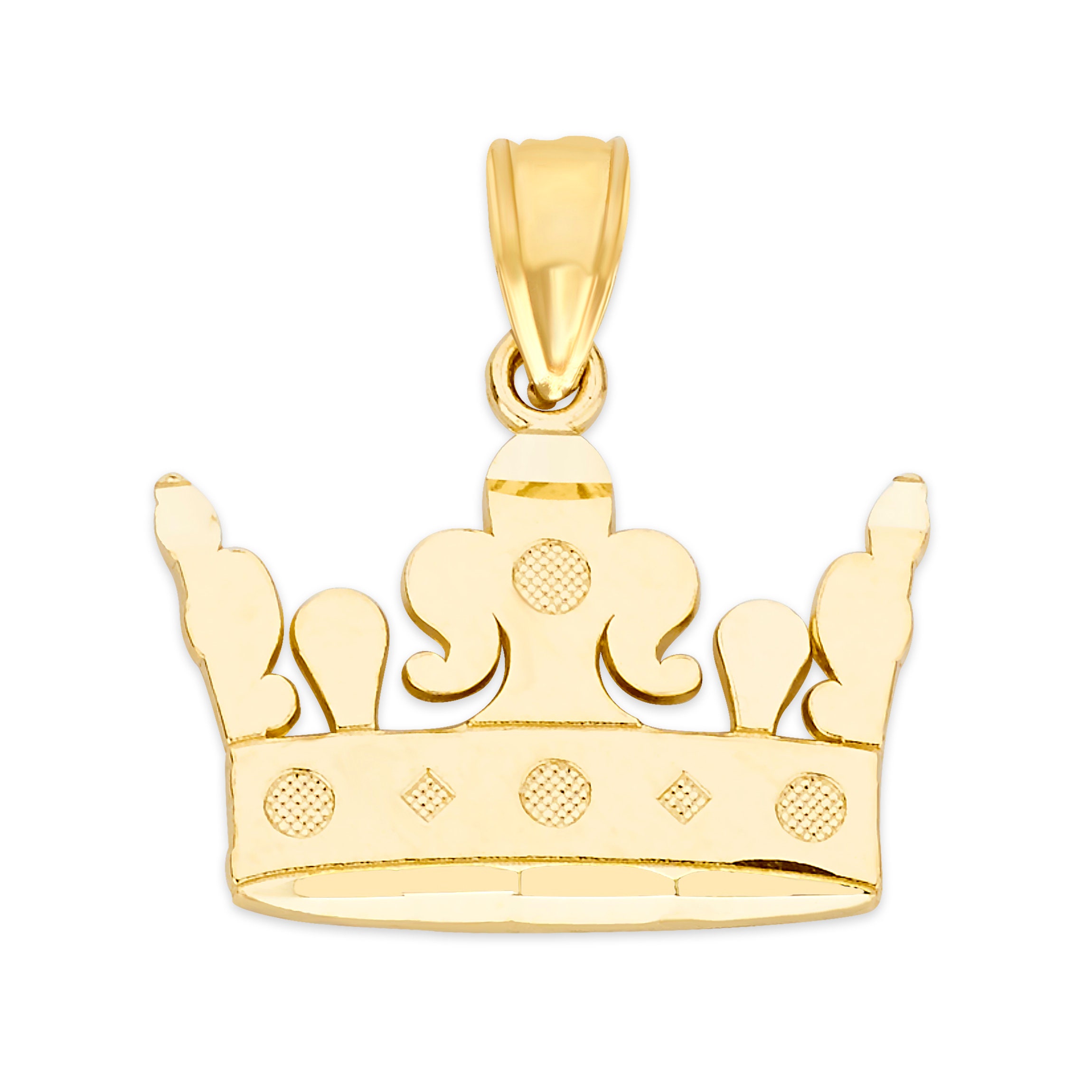 10k Gold Crown Necklace Crown Jewelry Princess Necklace Crown | Etsy