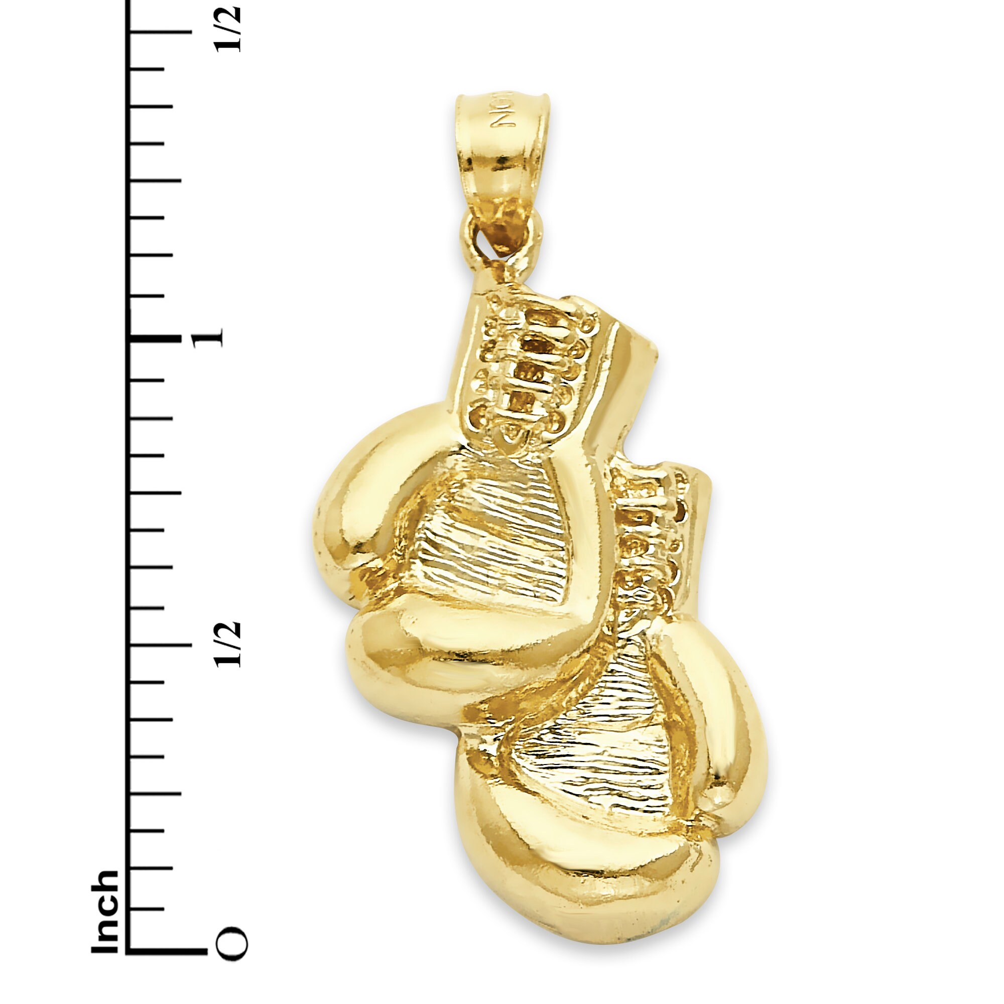 Real golden gloves necklace store