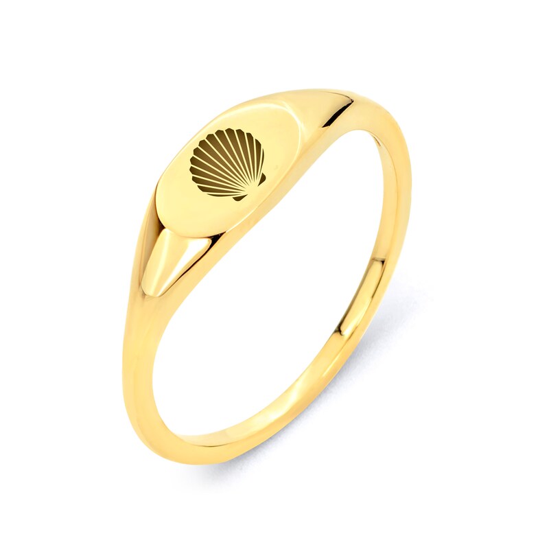 Gold Seashell - Etsy