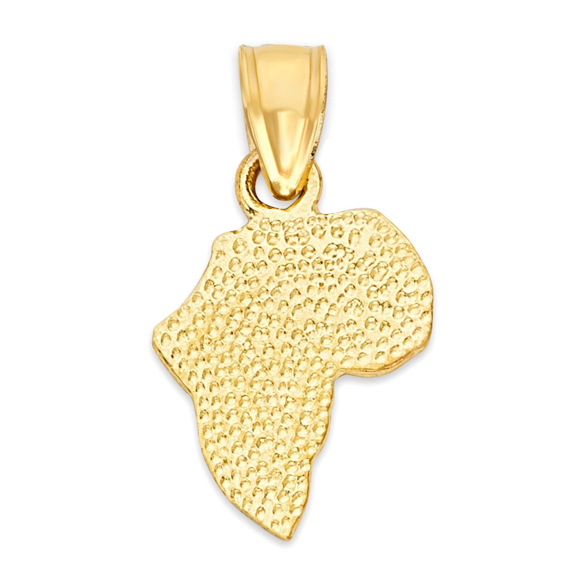 10k Real Solid Gold Africa Necklace African Jewelry Ethnic - Etsy UK